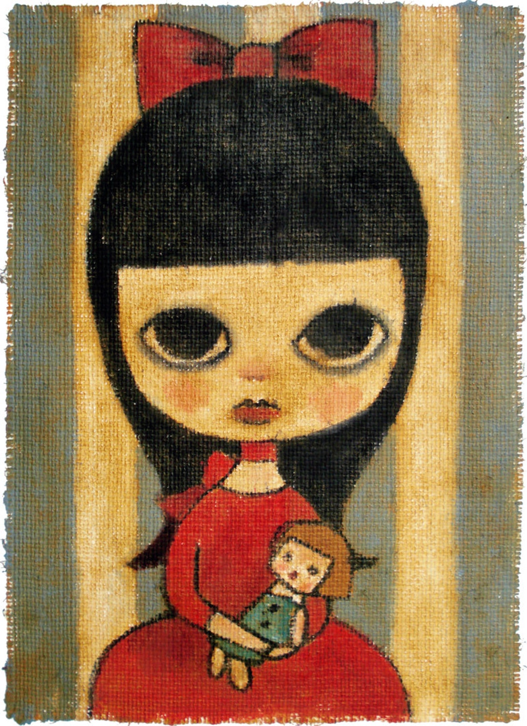 The Apple Thief - Print - Etsy