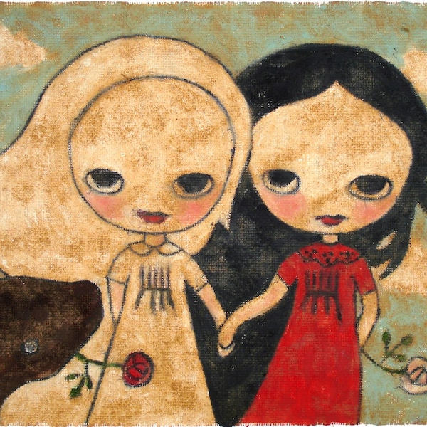 Snow White Rose Red - Etsy