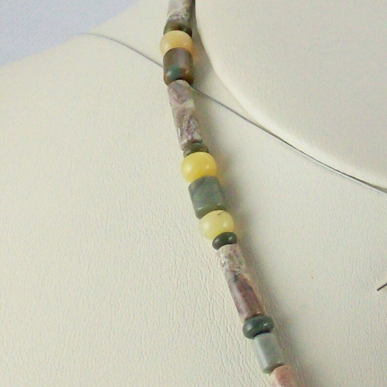 Rare Jaspers and Opal in Harmony With Organic Lampwork - Etsy