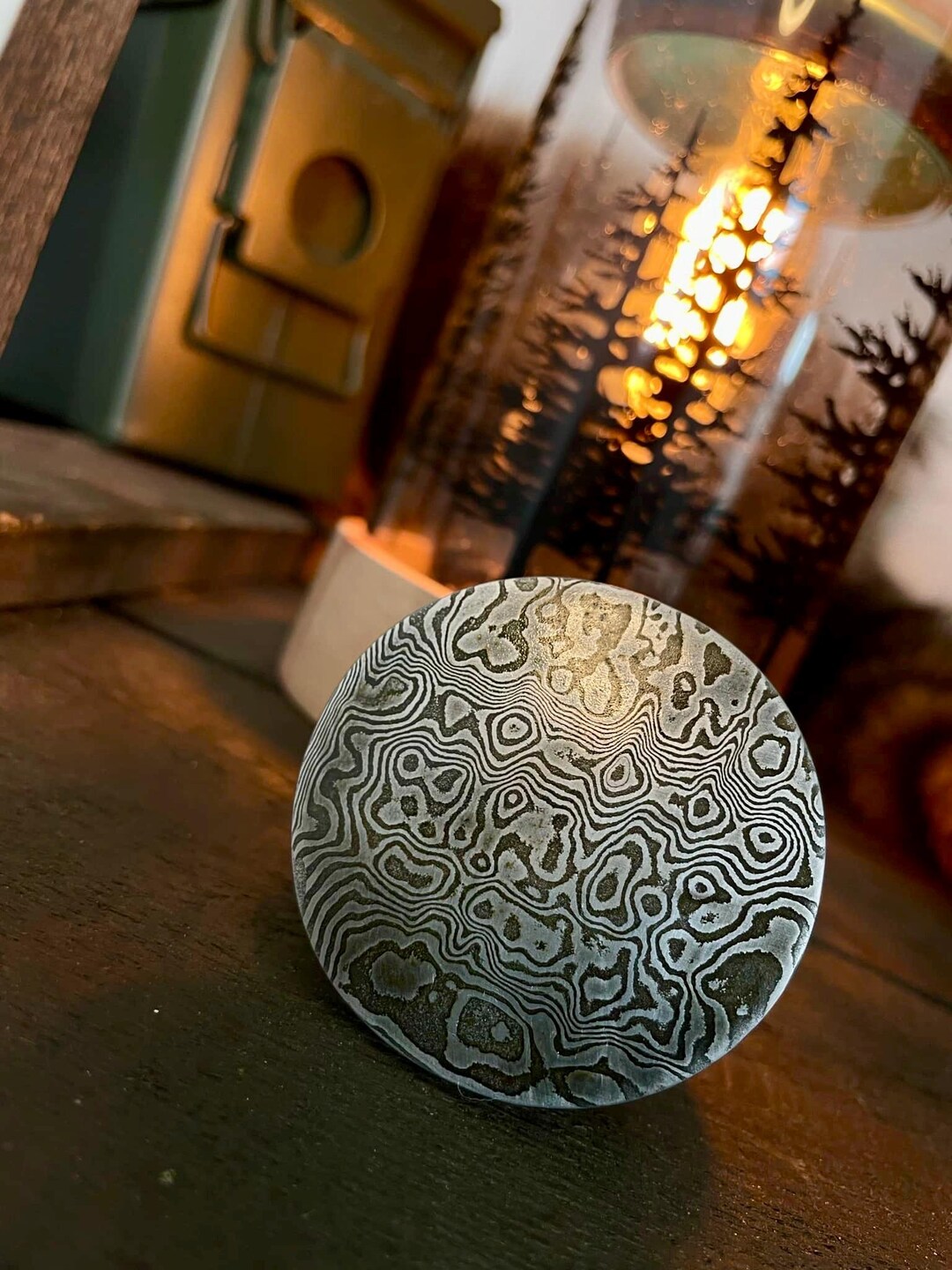 Damascus Challenge Coin - Etsy