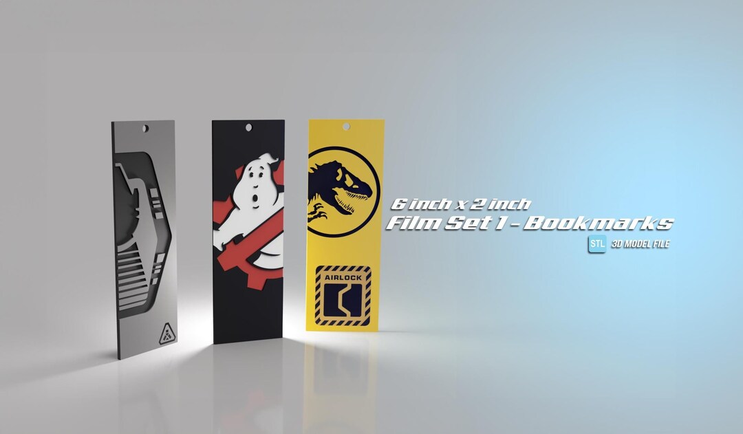 Movie Set Bookmark Stls | 3D Print | Bookmark | Movies, TV, Theme Park ...
