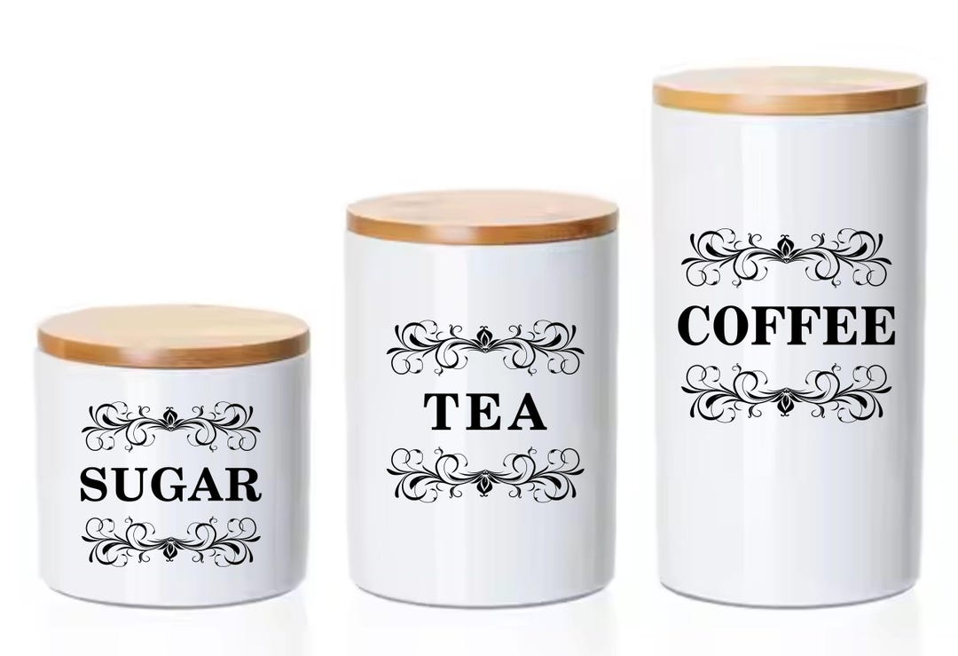 Coffee, Tea, Sugar Filligree SVG | Decals | Sticker | Funny | for ...