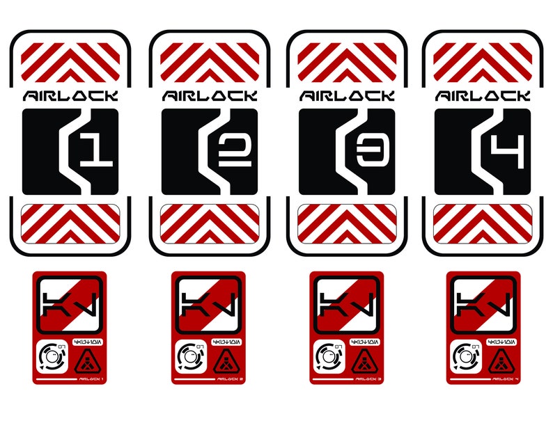 Star Wars Inspired Decal Set 5 SVG | Scifi | SW | Decal | Sticker - Etsy