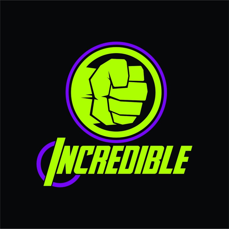 Incredible Hulk Fist SVG Decals Sticker Movies, TV, Theme Park - Etsy