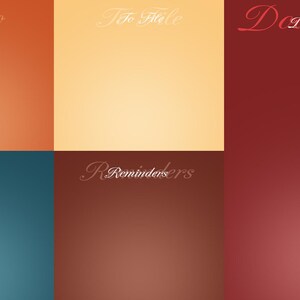 Desktop Wallpaper Organizer Post It Style 5 | PC | Laptop | Mac ...