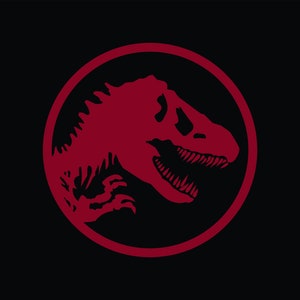 Jurassic Park Rex Logo SVG | Decals | Sticker | Movies, TV, Theme Park ...