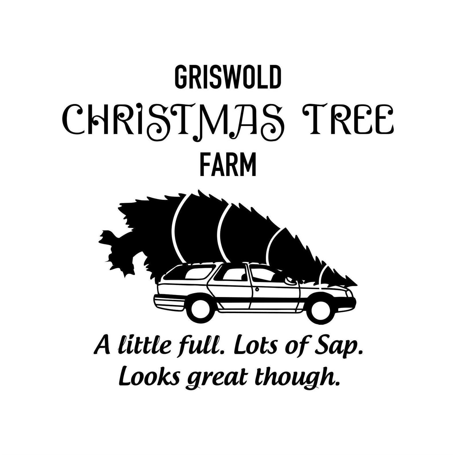 Griswold Christmas Tree Farm SVG | Decals | Sticker | Label | Holiday ...