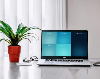 Desktop Wallpaper Organizer Post It Style 5 PC Laptop Mac Themes ...
