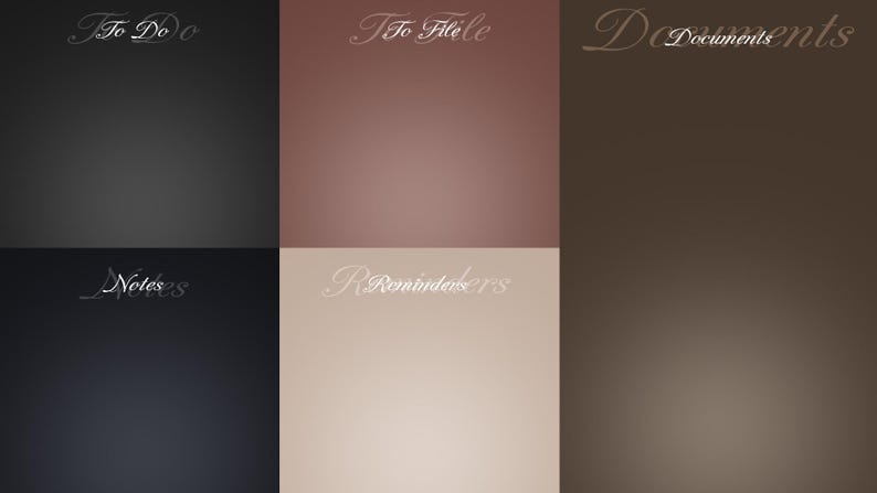 Desktop Wallpaper Organizer Post It Style 2 | PC | Laptop | Mac ...