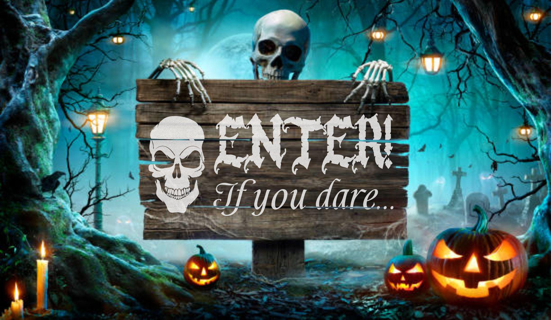 Enter If You Dare SVG | Decals | Sticker | Label | Holiday | Shirt ...