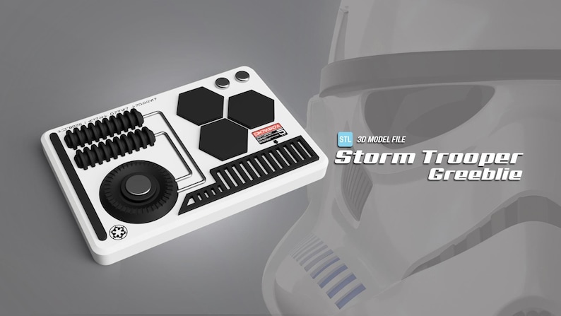 Storm Trooper Greeblie STL File | 3D Model - Etsy
