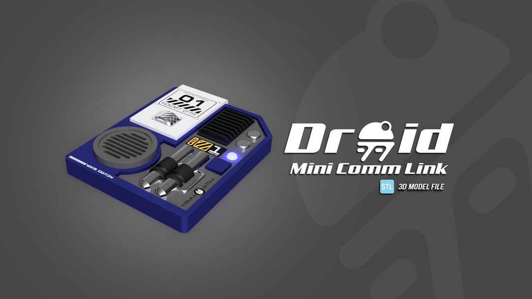 Droid Mini Comm Link STL File | 3D Model - Etsy