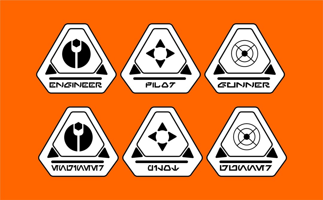 Millennium Falcon Pilot, Engineer, Gunner Decal SVG | Scifi | SW ...