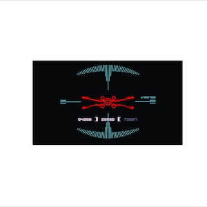 X-wing Target HUD Decal SVG | Scifi | SW | Decal | Sticker - Etsy