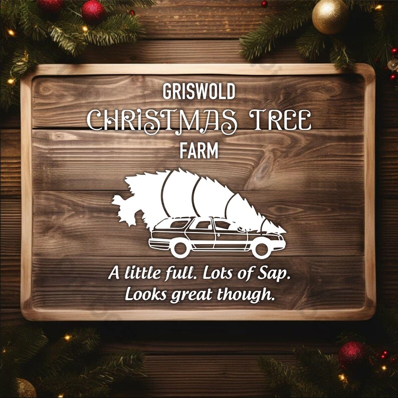 Griswold Christmas Tree Farm SVG | Decals | Sticker | Label | Holiday ...