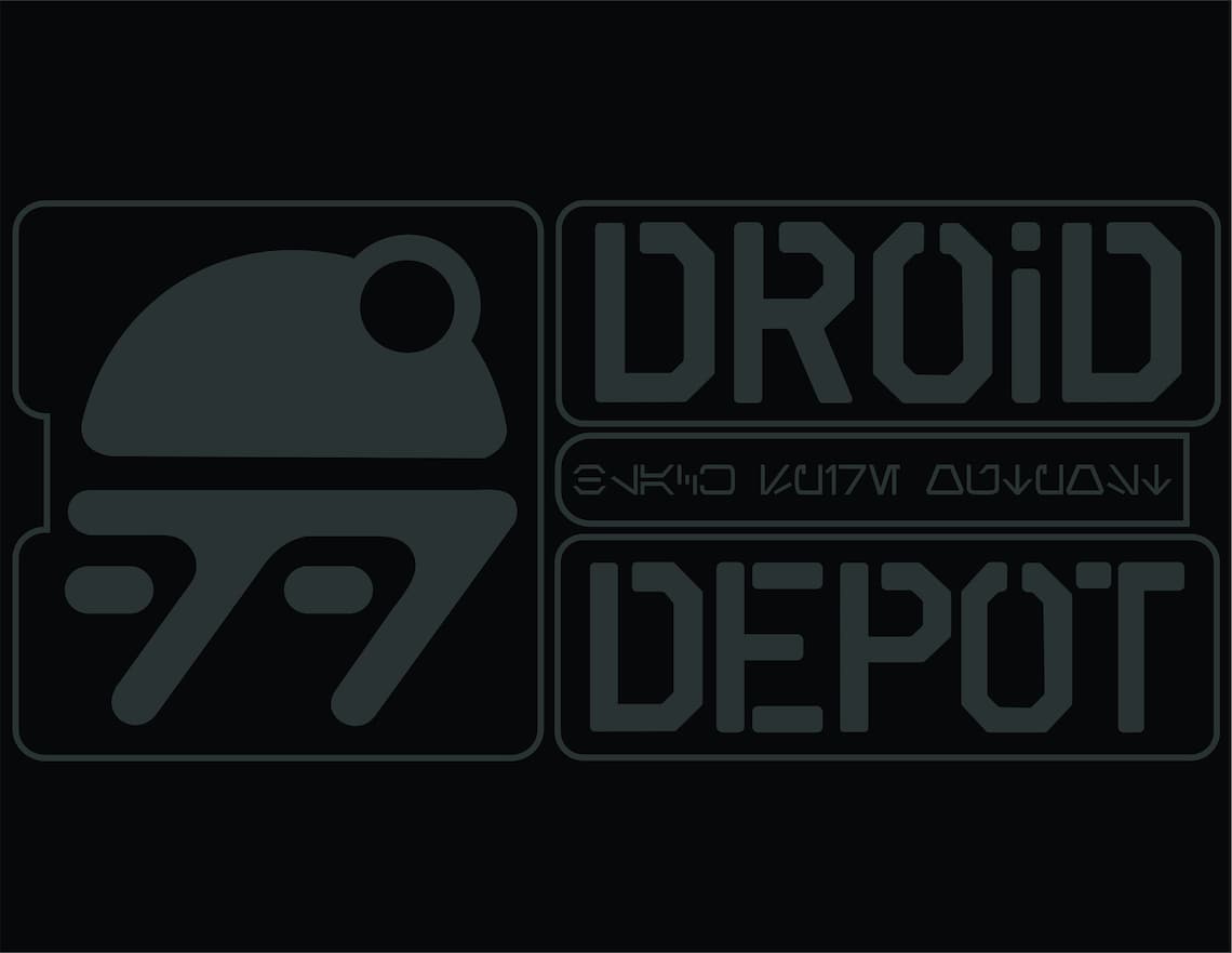 Droid Depot Logo Scifi SVG | Scifi | SW | Decal | Sticker - Etsy