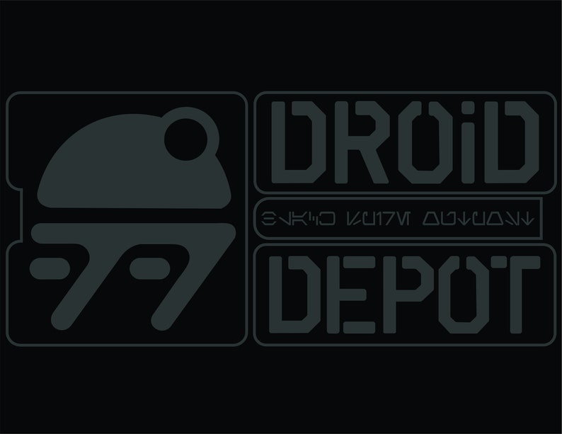 Droid Depot Logo Scifi SVG | Scifi | SW | Decal | Sticker - Etsy