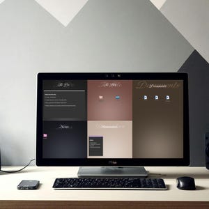 Desktop Wallpaper Organizer Post It Style 2 | PC | Laptop | Mac ...