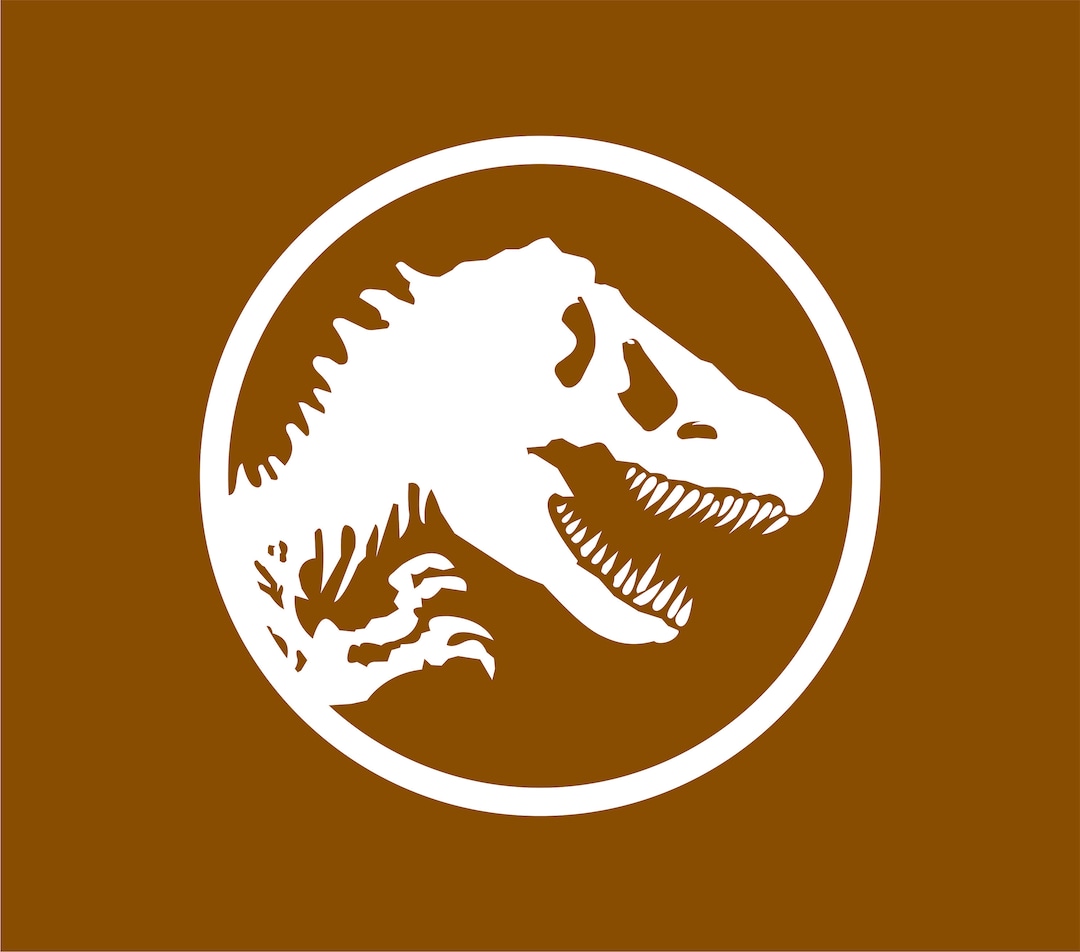 Jurassic Park Rex Logo SVG | Decals | Sticker | Movies, TV, Theme Park ...