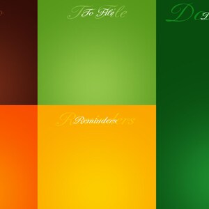 Desktop Wallpaper Organizer Post It Style 9 | PC | Laptop | Mac ...