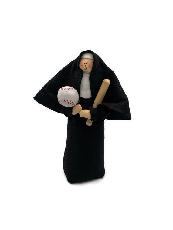 Nun Doll Sister Doll Baseball Player/fan Sister Runnata | Etsy
