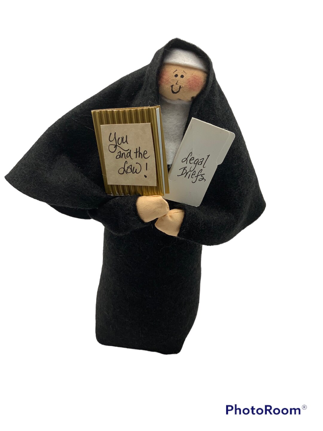 Nun Doll Lawyer, Woman With Law Books, Sister Sue, the Sister in Law ...