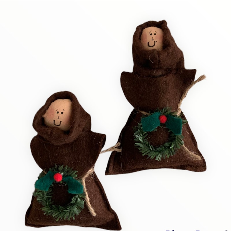 Monk Christmas Ornaments - Etsy UK