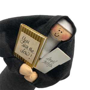 Nun Doll Lawyer, Woman With Law Books, Sister Sue, the Sister in Law ...