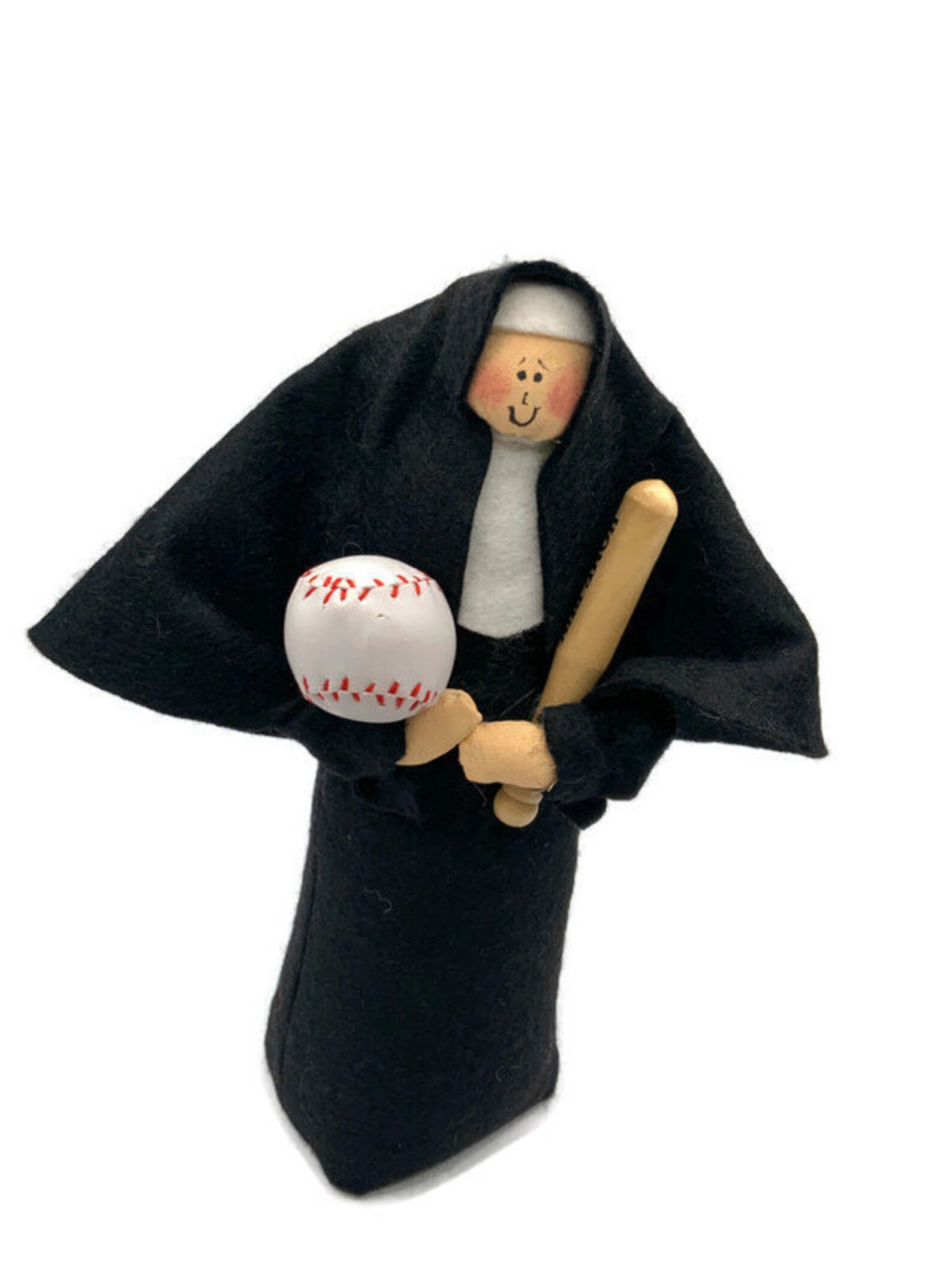 Nun Doll Sister Doll Baseball Player/fan Sister Runnata - Etsy