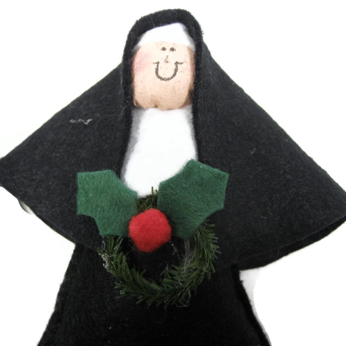 Nun Doll Christmas Ornament, Religious Catholic Humor, Fun Holiday ...