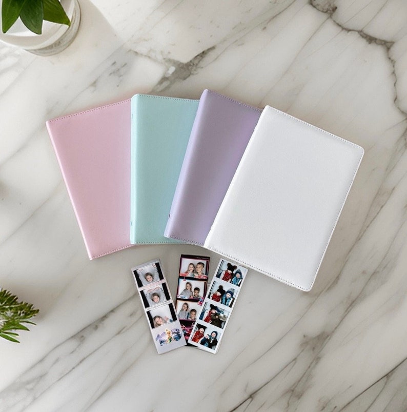 Photo Booth Photo Strip Albums 20 Page Inserts. Fits 2x8 Strips - Etsy ...