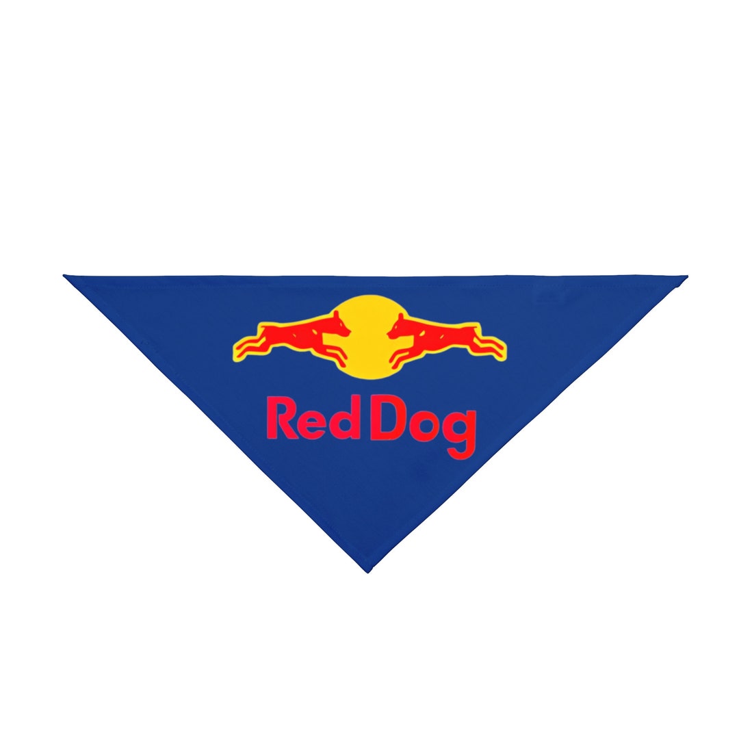 Red Bull Themed Pet Bandana red Dog - Etsy