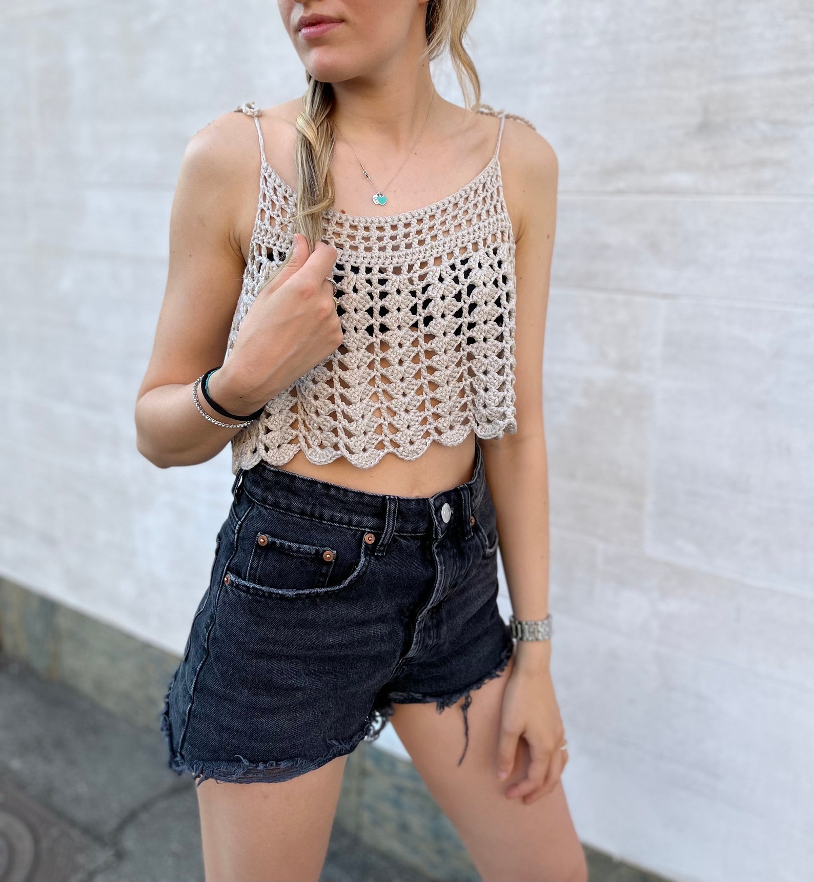 Top Handmade With Crochet - Etsy