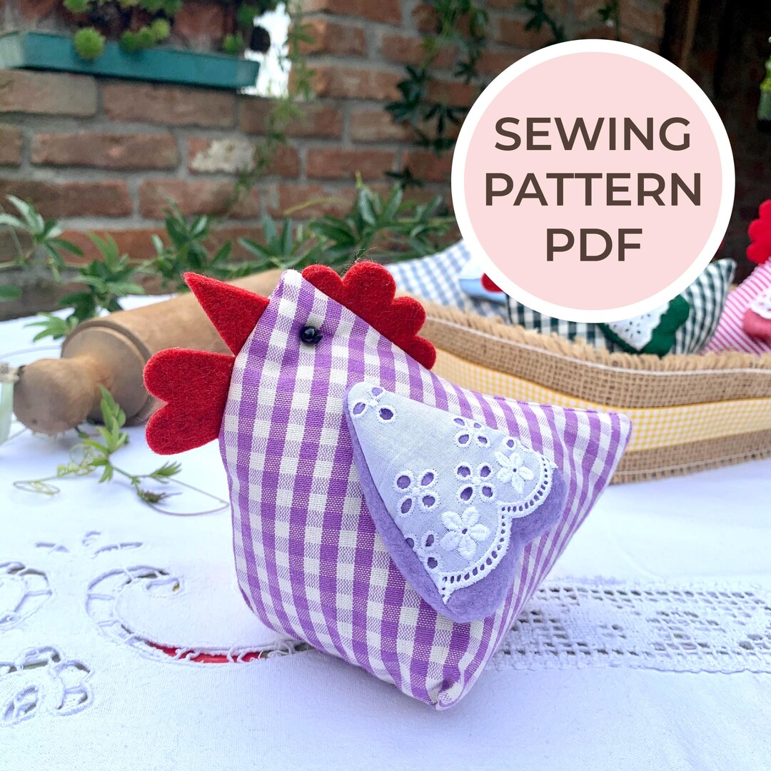 Easter Hen Door Stop Pattern and Scheme Pdf Creative Sewing - Etsy UK