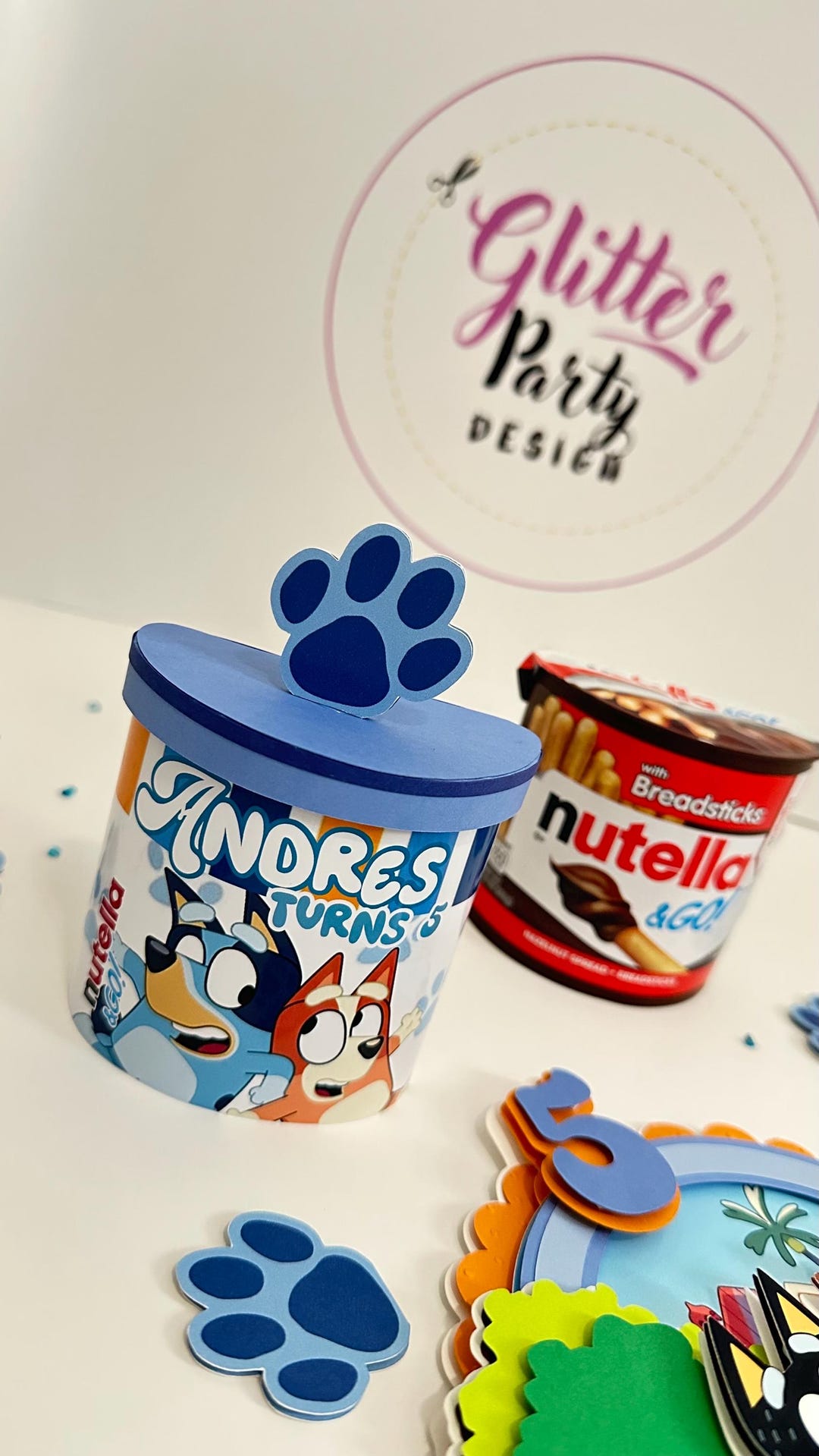 Nutella Go Bluey/personalized Nutella Go for Birthday Parties/ Party ...