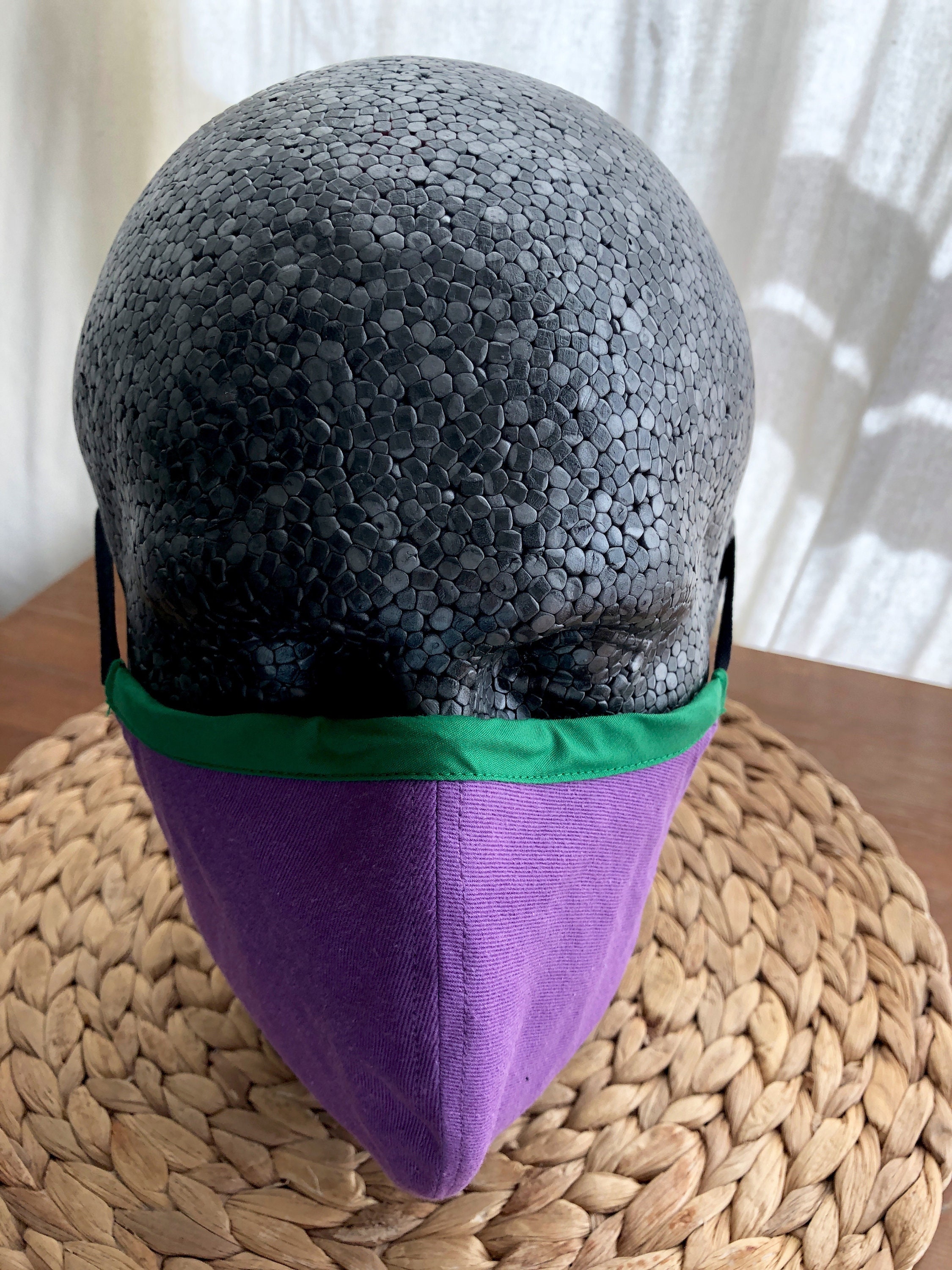 Large Adult Face Mask with Wire Mask with Ties Lined with | Etsy