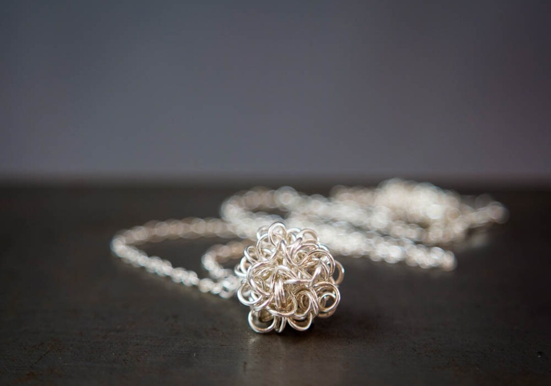 Physics Necklace, Silver Antimatter Pendant Necklace, Science Jewelry ...