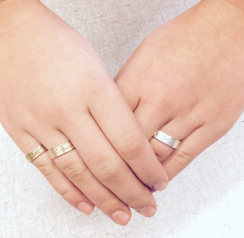 Silver Ring Band Silver Anniversary Gift for Her - Etsy
