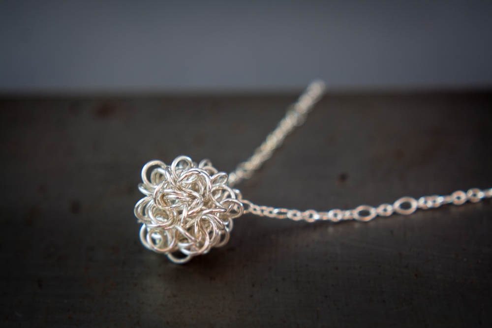 Physics Necklace Silver Antimatter Pendant Necklace Science - Etsy