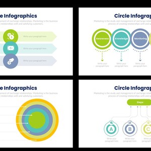 Editable Powerpoint Template circle Infographics for Business ...
