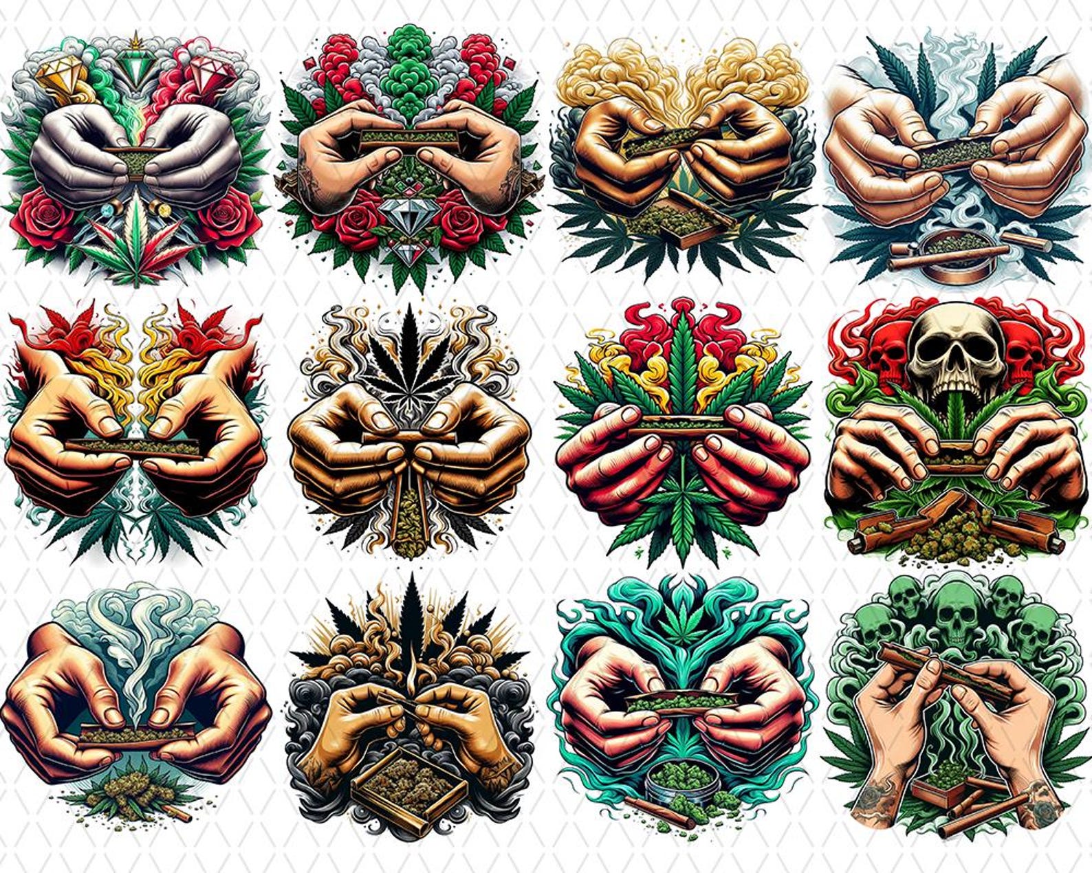 WEED CANNABIS PNG Designs Bundle | Png Design | 300 Dpi | High ...