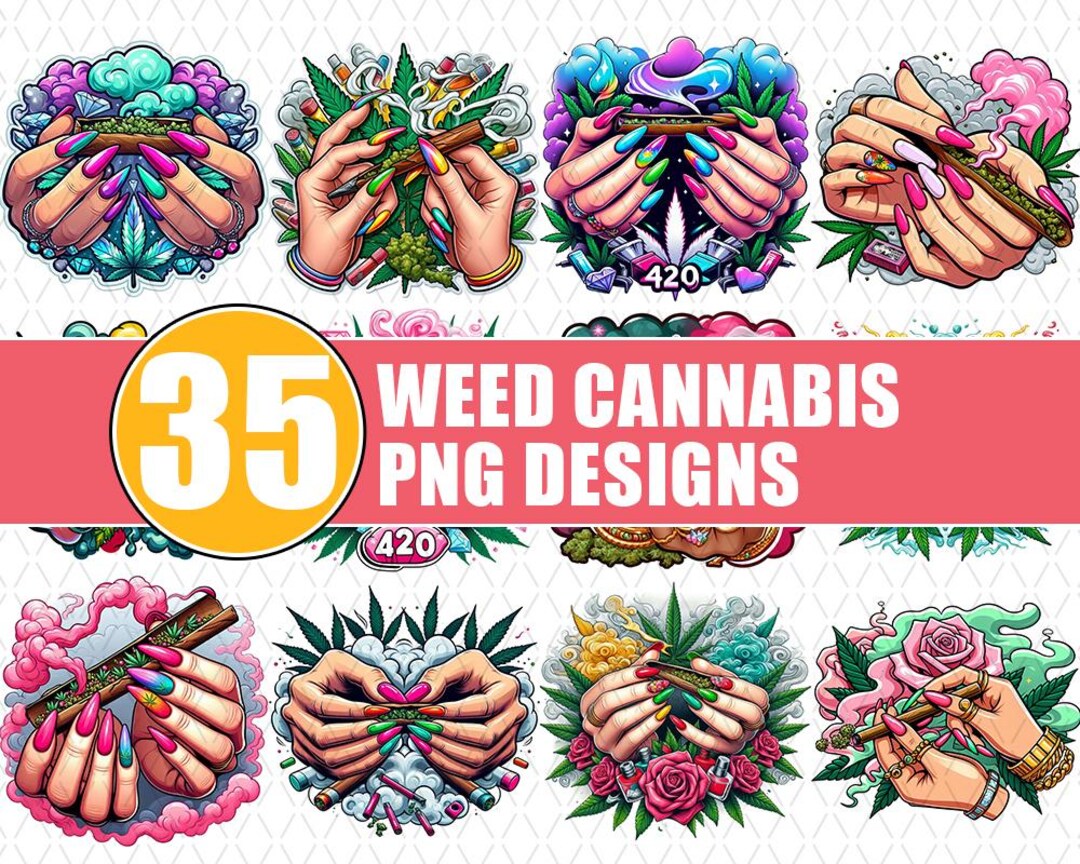 WEED CANNABIS PNG Designs Bundle | Png Design | 300 Dpi | High ...