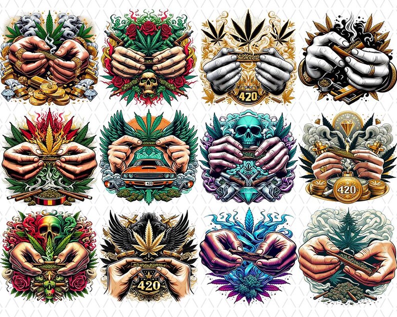 WEED CANNABIS PNG Designs Bundle | Png Design | 300 Dpi | High ...