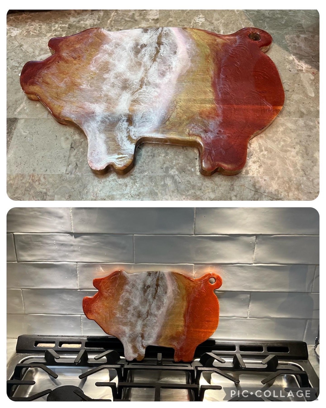 Pig Cutting Board - Etsy
