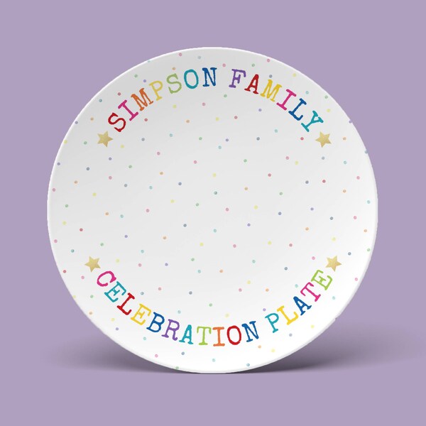 Celebration Plate - Etsy