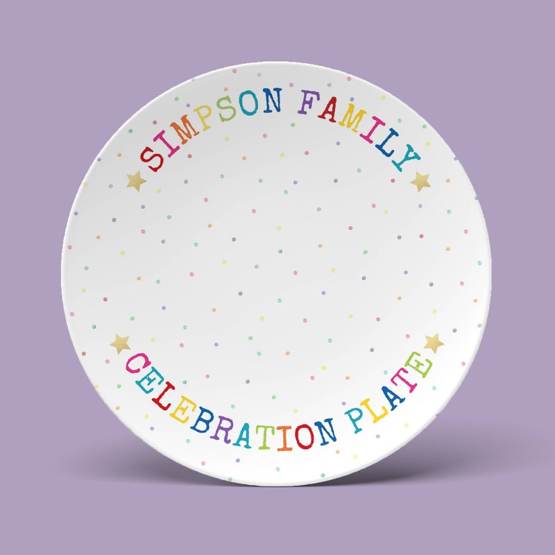 Celebration Plate - Etsy