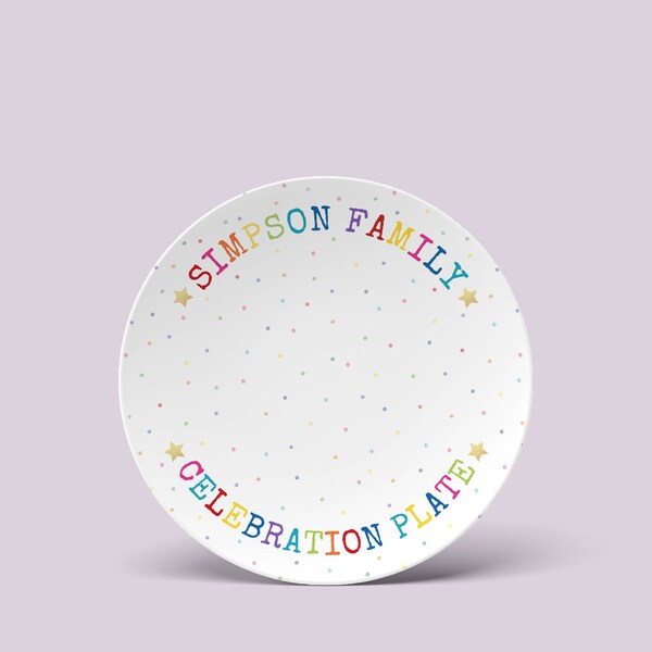 Celebration Plate - Etsy