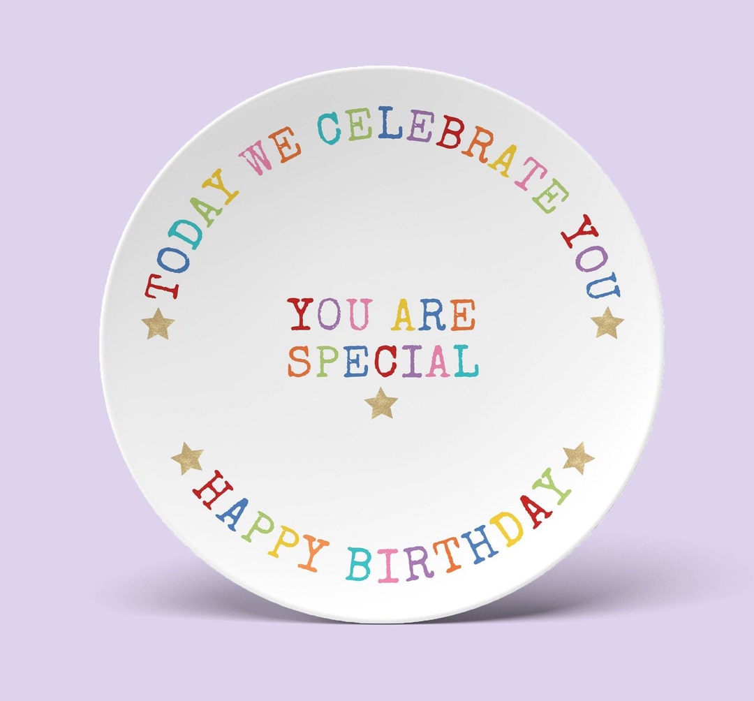 GREAT DAY Family Celebration Plate. Personalized W Your Family Name ...