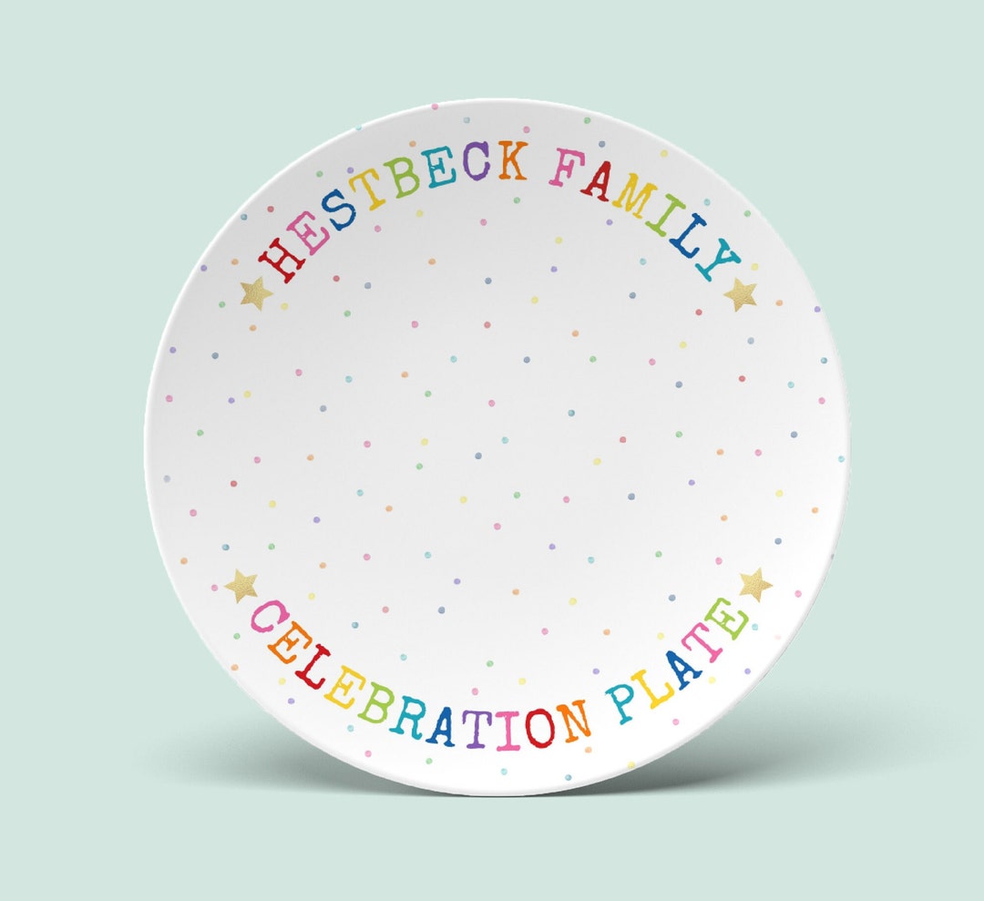 Your Special Day Plate. Family Birthday, Holidays, CELEBRATION ...