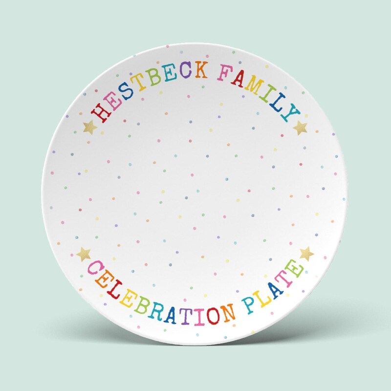 Celebration Plate - Etsy